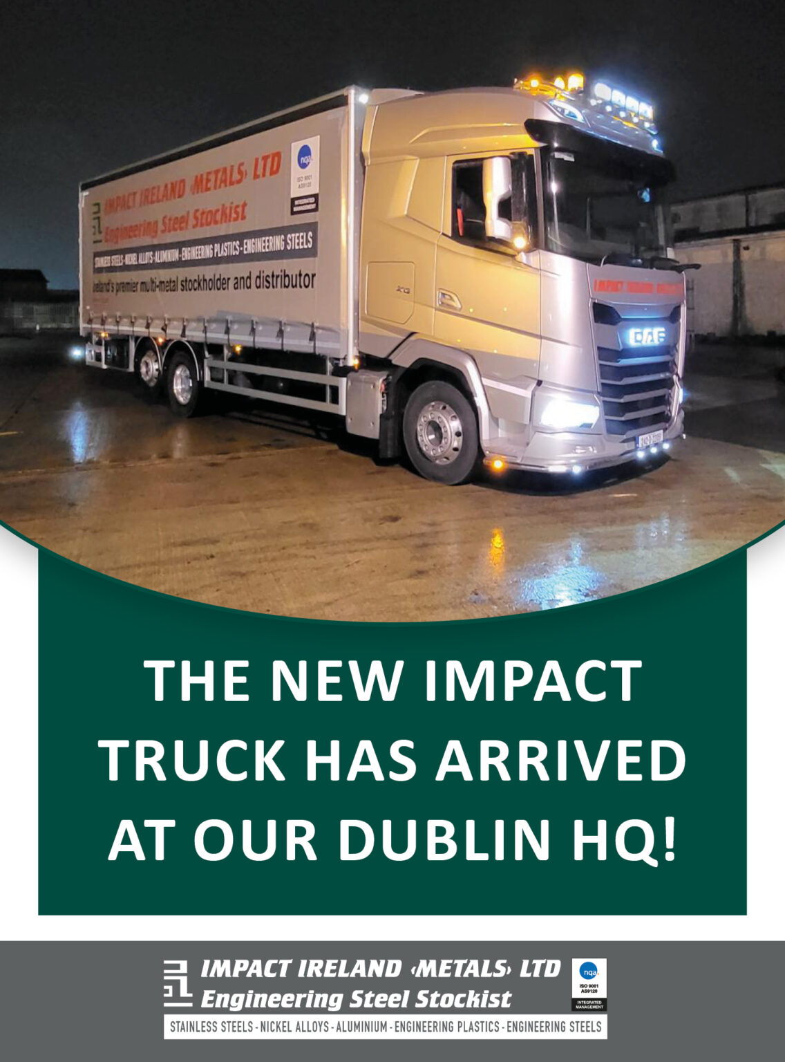 Impact Ireland (Metals) Ltd welcomes the latest addition to our ...
